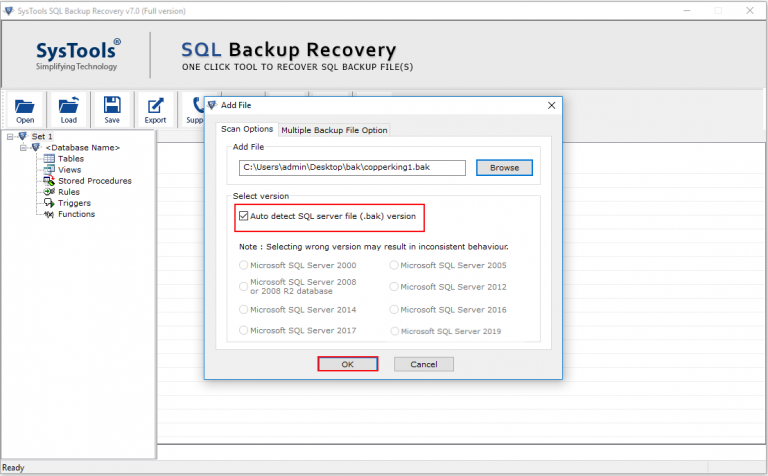 Know How To Attach Bak File In Sql Server 2014 16 17 19
