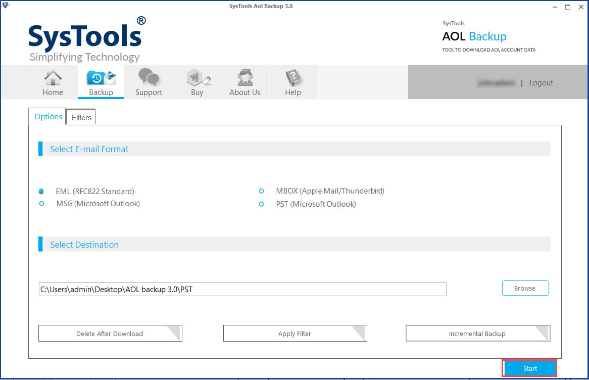 How To Save Multiple Pictures From AOL Mail Account On Windows OS