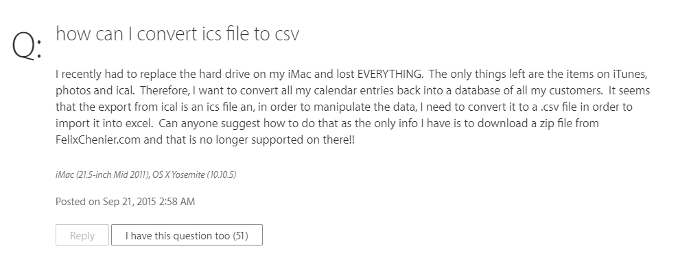Learn to Convert ICS to CSV - Using DIY Method Learn to Convert ICS to CSV - Using DIY Method